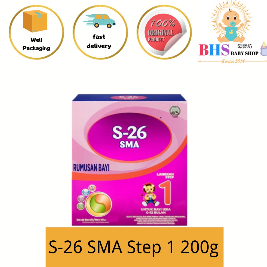 S26 Step 1 -Wyeth S26 SMA Step 1 200g/600G/1.2KG | Shopee Malaysia