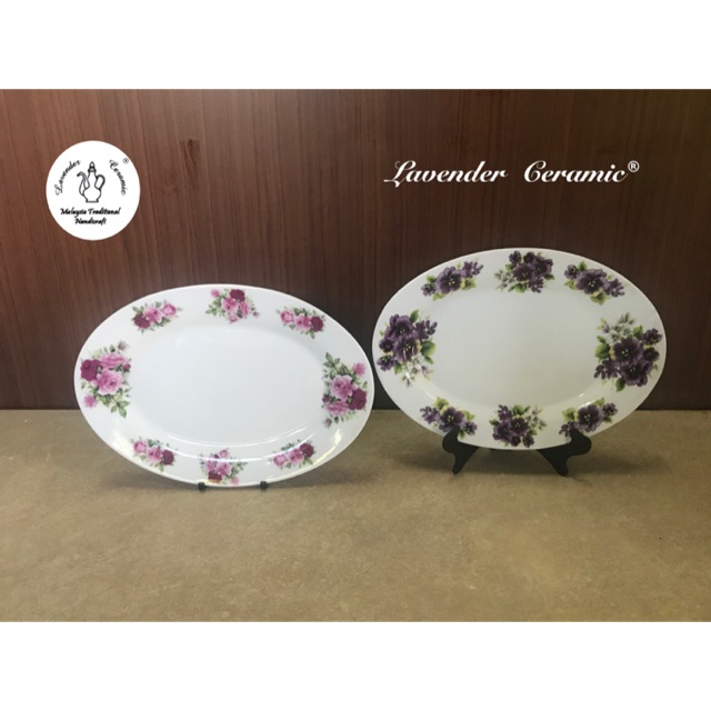 🐟🦐10” Pinggan Bujur Oval Plate🍕#103 | Shopee Malaysia