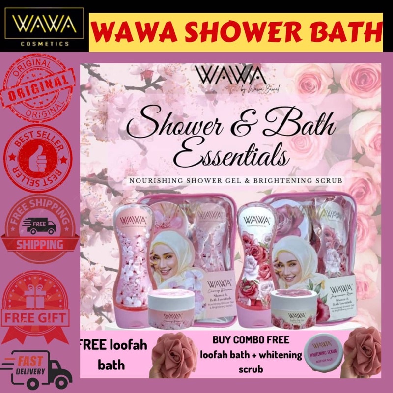 ‼️🔥𝐂𝐋𝐄𝐀𝐑𝐀𝐍𝐂𝐄 𝐒𝐓𝐎𝐂𝐊🔥‼️ WAWA SHOWER GEL | WAWA SHOWER BATH | SET MANDIAN ...