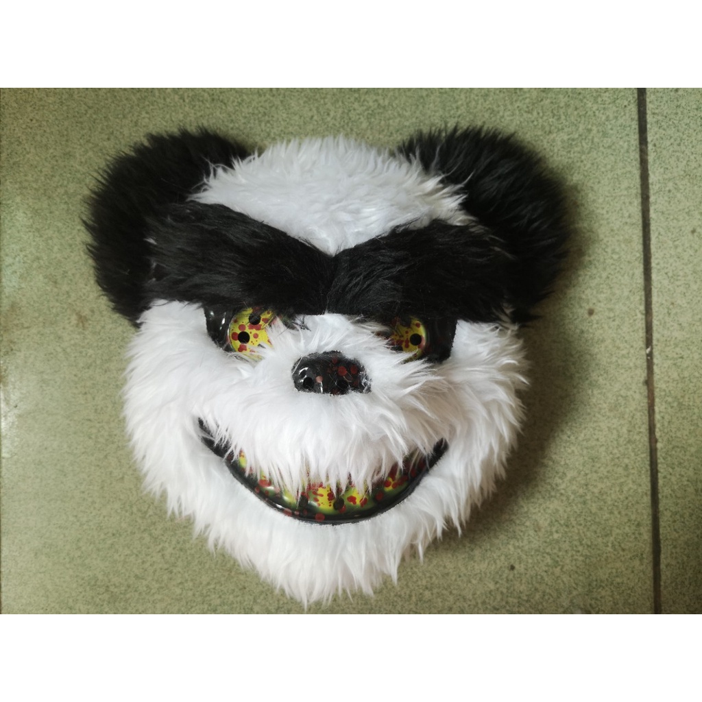 Killer Bear Mask Halloween Creepy Bunny Mask Killer Bunny Mask | Shopee ...