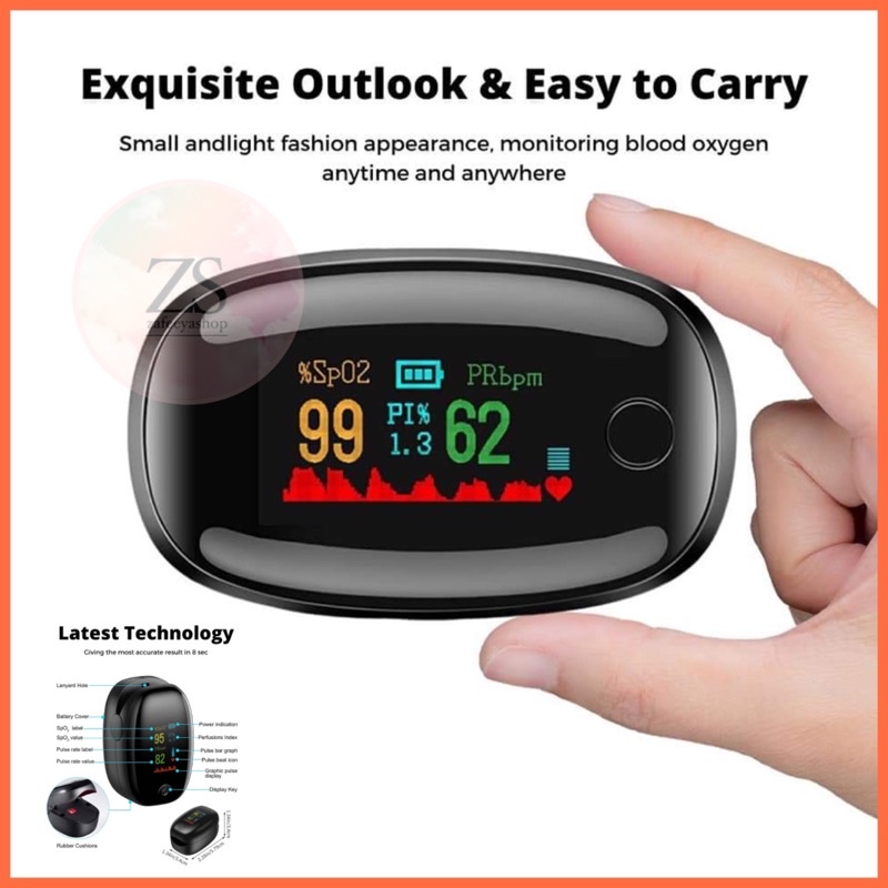 Oximeter APO-20C Pulse Finger Oximeter/Blood Oxygen Monitor - MDA ...
