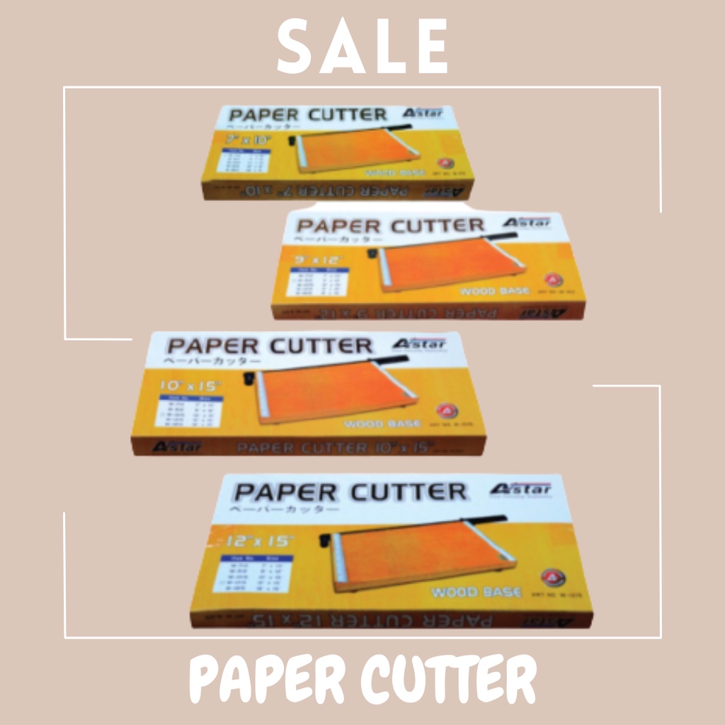 ASTAR PAPER CUTTER / PAPAN PEMOTONG KERTAS [7"x10"/ 10"x15"/ 12"x15 ...