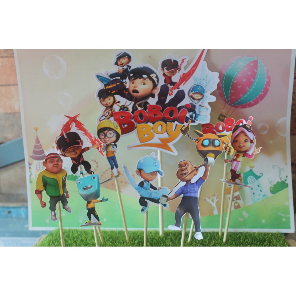 Boboiboy Birthday Cake Topper | Shopee Malaysia
