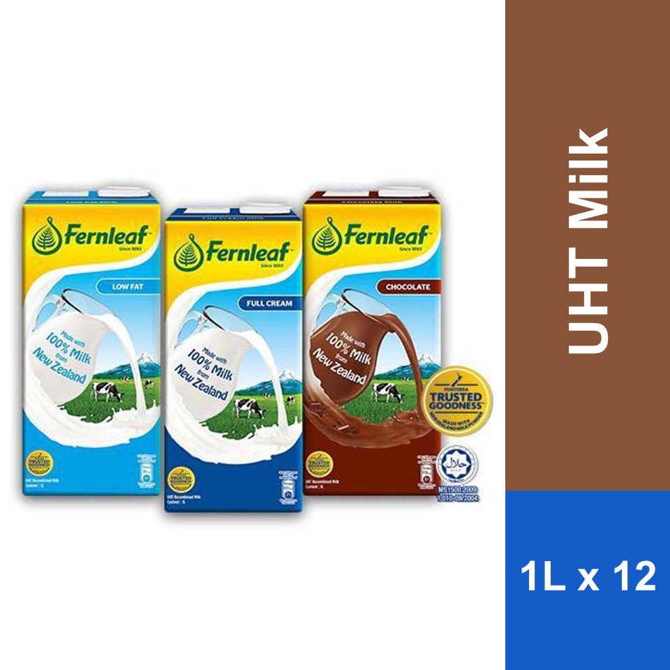 Fernleaf UHT Milk 1L x 12s | Shopee Malaysia