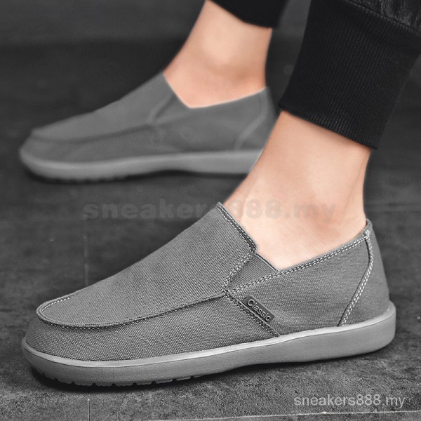 Fashion New Light Croc Shoes Men Canvas Casual Shoes Slip On Shoes ...