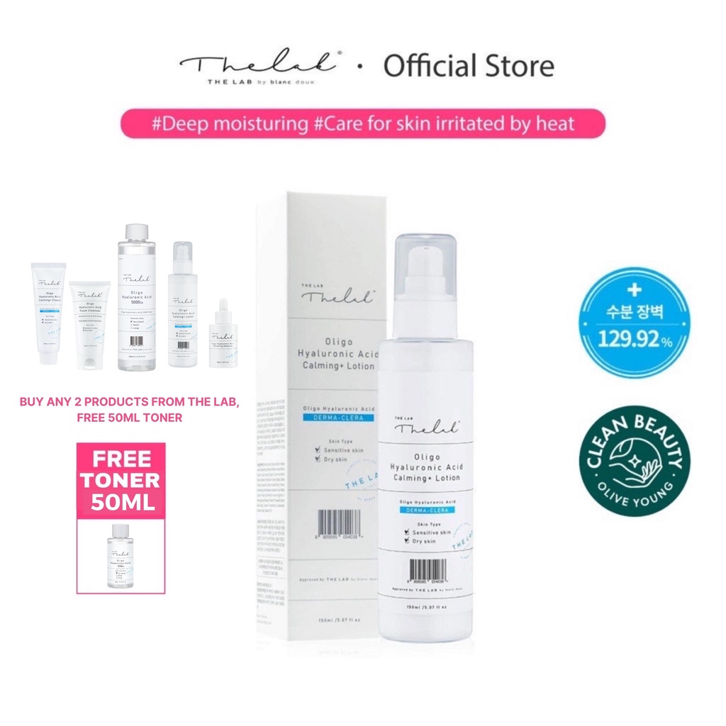 The Lab Oligo Hyaluronic Acid Calming Lotion 150ml | Shopee Malaysia
