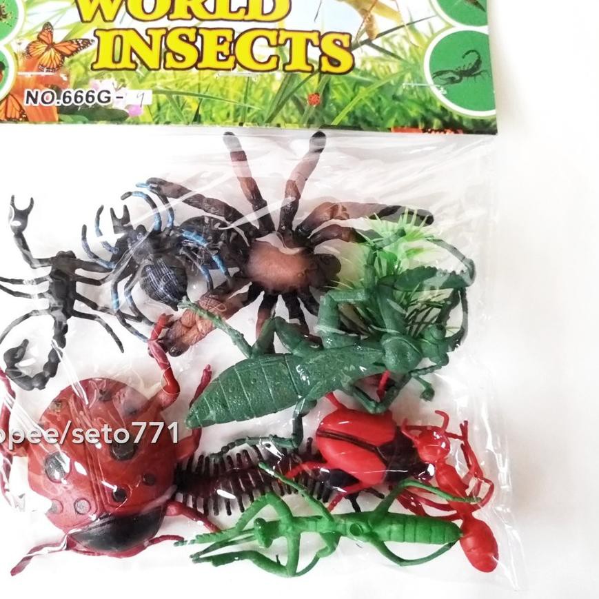 Insect Toys Animal Insect World Animal Rubber Bees Centipede ...