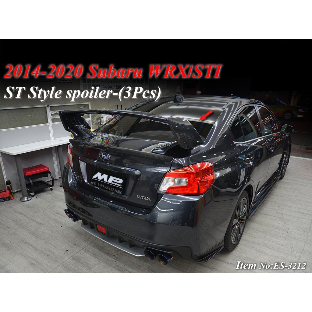 Subaru WRX VA 2015 - 2021 / VB 2022 - STI rear boot trunk roof glass ...