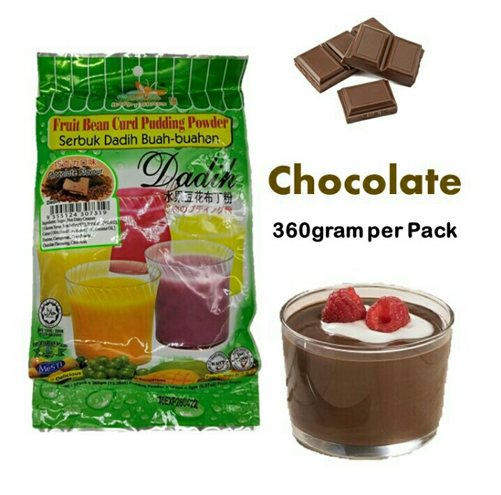 Happy grass pudding powder serbuk dadih chocolate 360gm | Shopee Malaysia