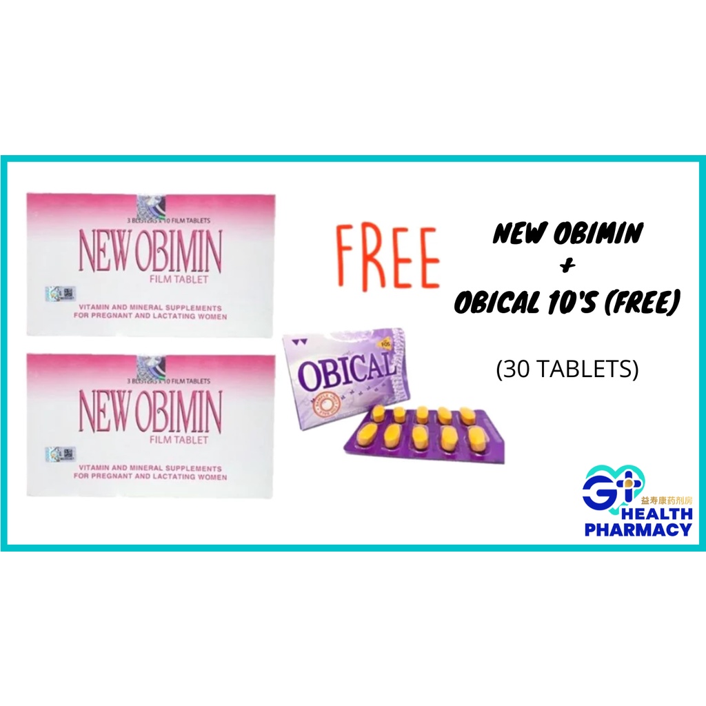 [Ready Stock} New Obimin 10's / 30's FOC Obical 10's (suitable for ...