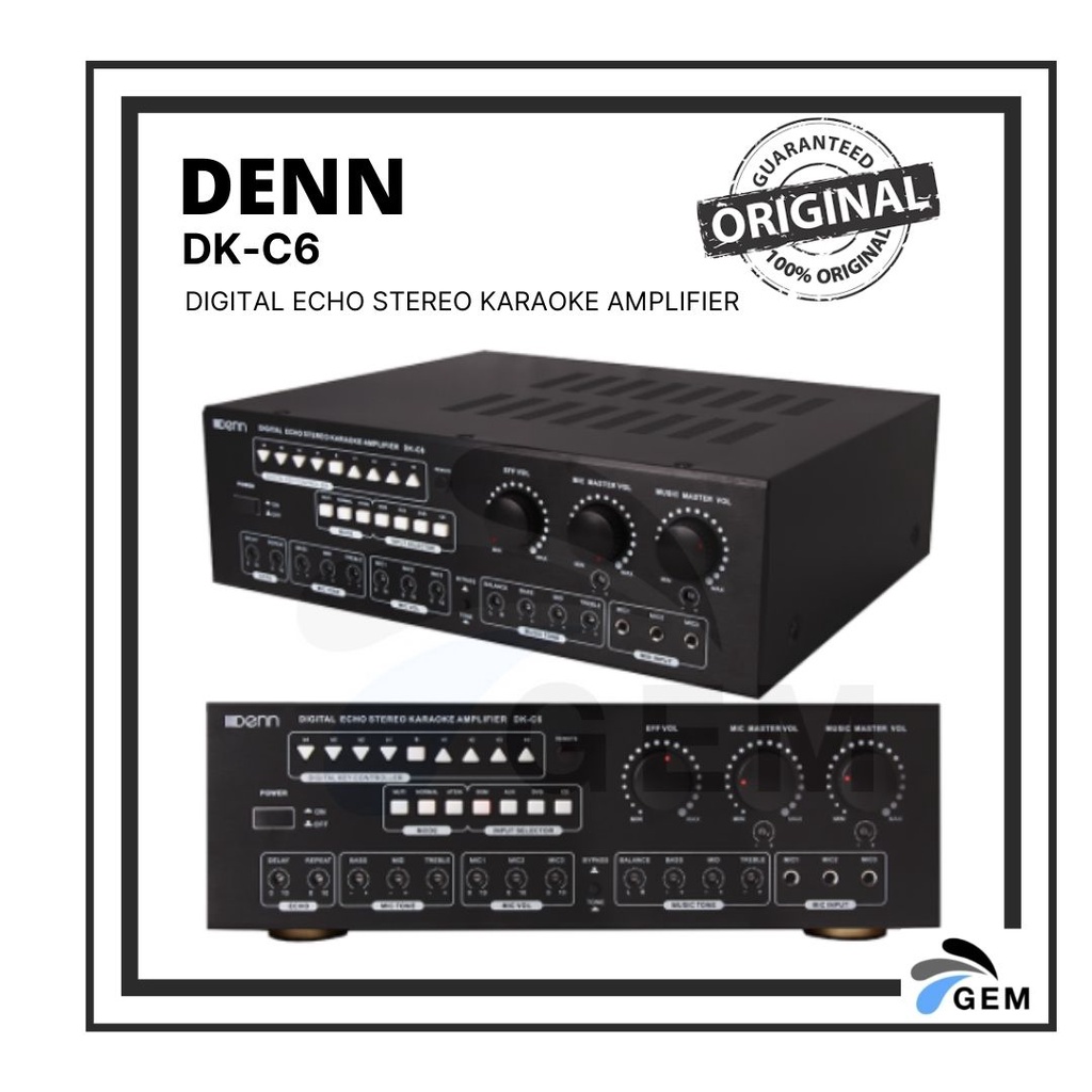 DENN Karaoke Amplifier (DK-C6) | Shopee Malaysia