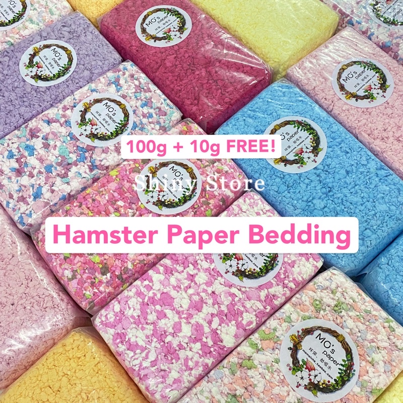 Mos Hamster Paper Bedding 110g small pet bedding 仓鼠 纸棉 垫料 纸粒 small pack ...