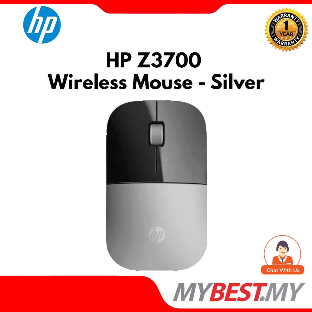 HP Wireless Mouse Z3700 with USB Nano Receiver & Battery Included ...