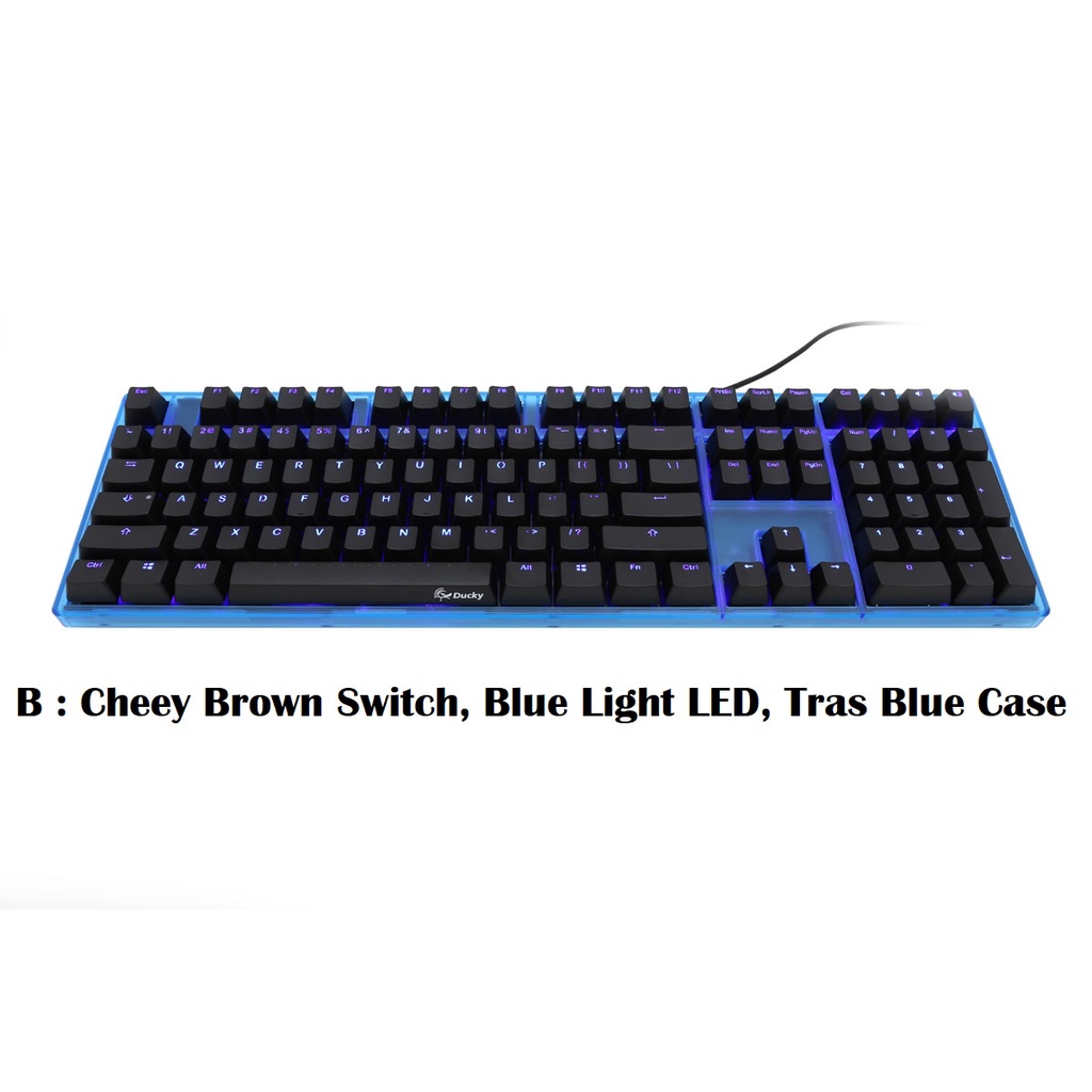 Ducky One Green Transulcent Case Mechanical Keyboard | Shopee Malaysia