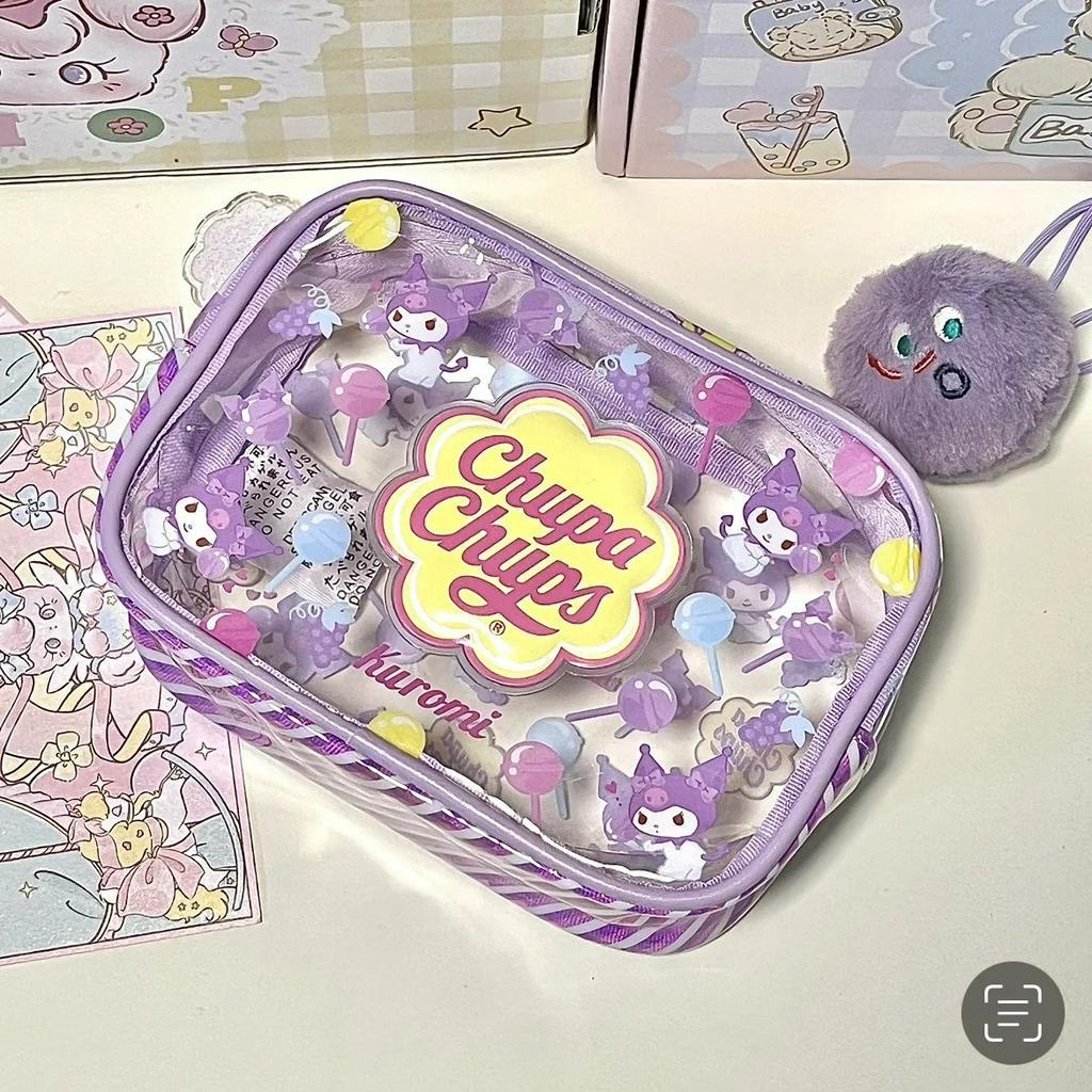 Sanrio Cute pvc Waterproof Storage Bag Cosmetic Kuromi Melody Cinnamon ...