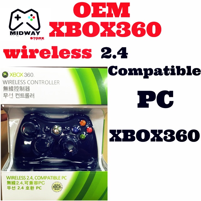 XBOX360 wireless 2.4 Controller.(OEM) | Shopee Malaysia