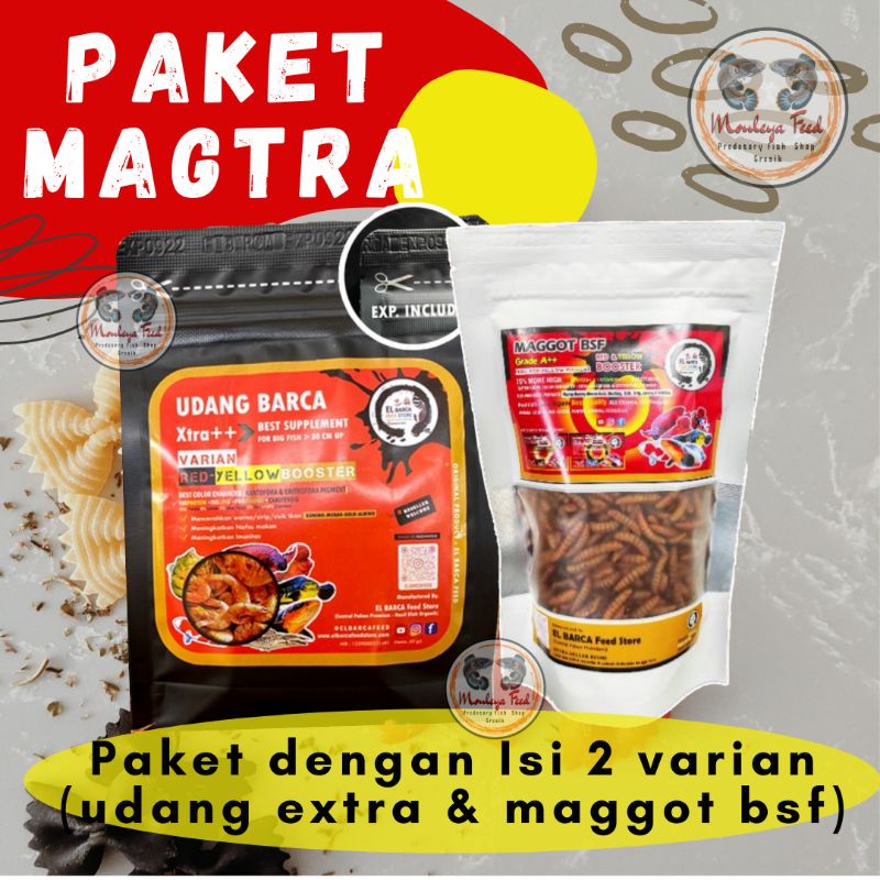 Magtra Package In 2 Variants, Maggot bsf red /yellow boster & Dry ...
