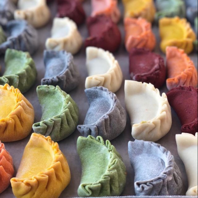 Kulit Dim sum Dumpling siu mai colourful Skin wrapper 300gram | Shopee ...