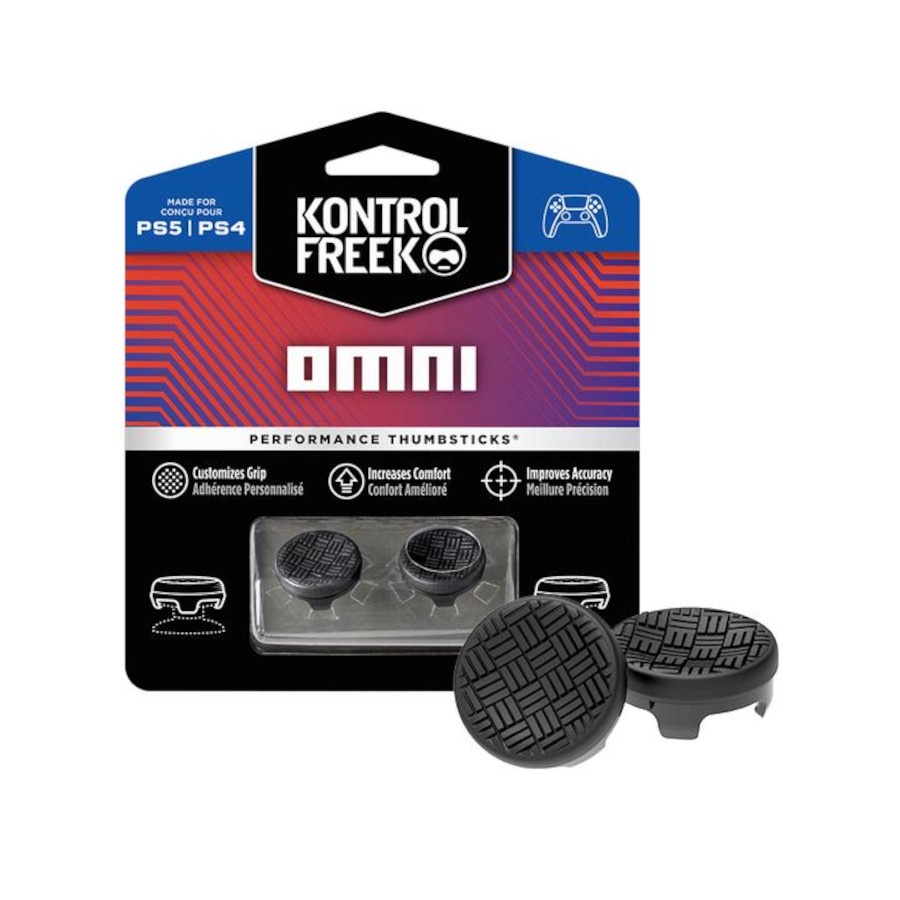 Controllerfreek Omni Controller Thumbsticks for PS5 PS4 - Black ...