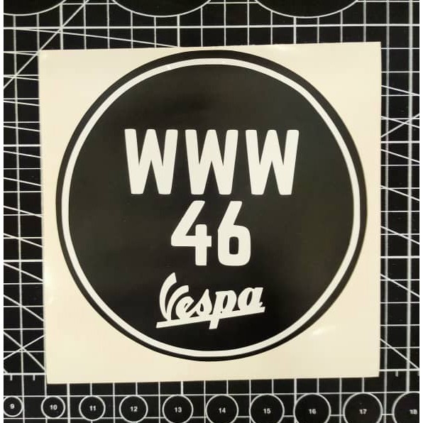 Plate Number VESPA Sticker | Shopee Malaysia