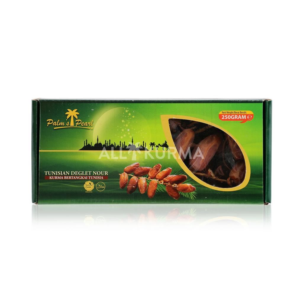Palm's Pearl Dates Kurma Tunisia Deglet Nour in Box (250g) | Shopee ...