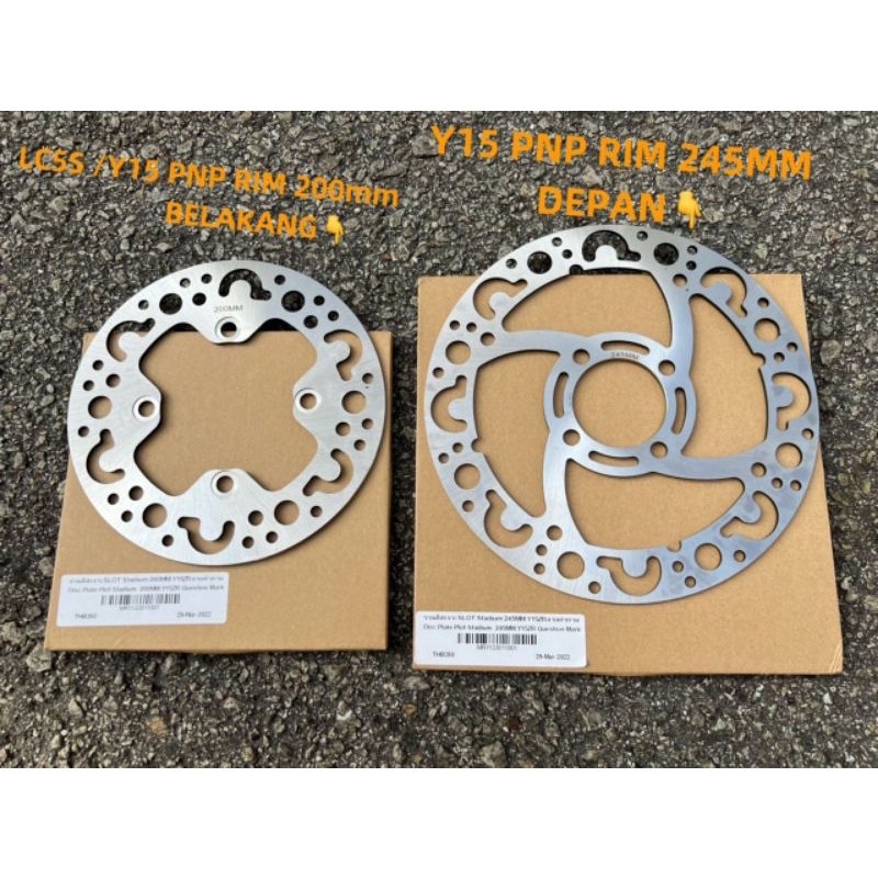 cutting thailand 🇹🇭 Y15 Lc135 Front Disc Plate 245mm 4 Hole Y15zr V1 V2 ...