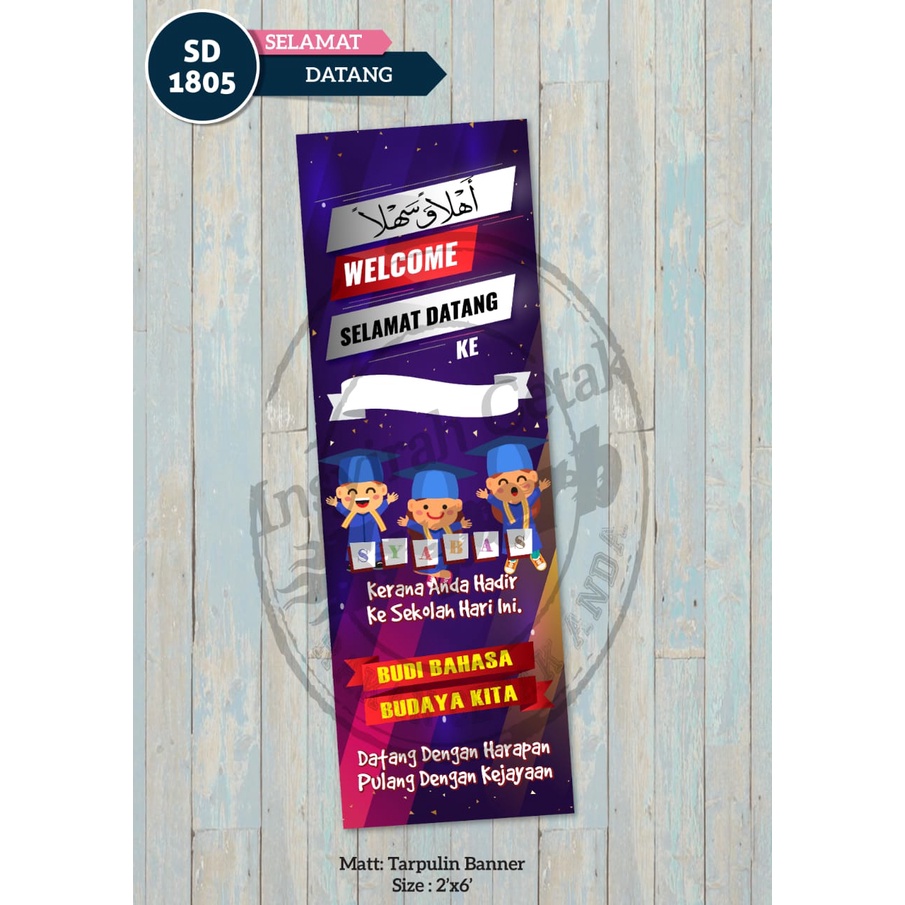 BANTING PINTU KELAS (SELAMAT DATANG / WELCOME) PELBAGAI DESIGN | Shopee ...