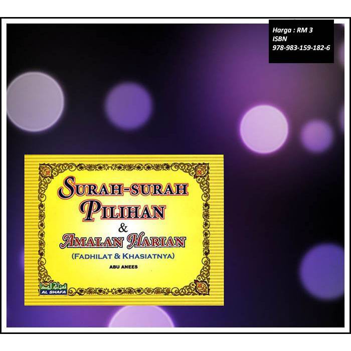 SURAH-SURAH PILIHAN & AMALAN HARIAN (FADHILAT & KHASIATNYA) | Shopee ...