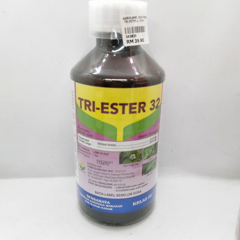 Tri Ester 32 Triclopyr-butotyl 1Liter Racun Bunuh Pokok Anak Kayu ...