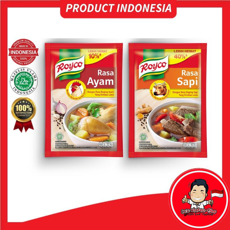 Royco ayam/ sapi lembu 230gm (roico ayam-sapi)🇮🇩 Bumbu Daging Kuah Baso ...