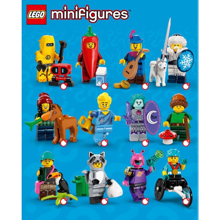 Lego 71032 Collectible Minifigure Series 22 Complete Set of Rare and ...