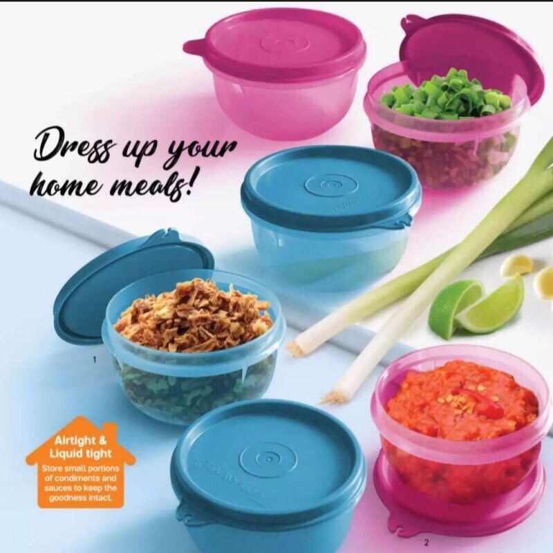 🔥READY STOK🔥[ORI 💯] Tupperware Midget 110ml/Rainbow Cubes Gift Set 80ml ...