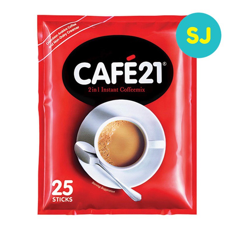 (Singapore) Cafe21 Instant Coffeemix 2in1 (12g x 25 sachets) (Cafe 21 ...
