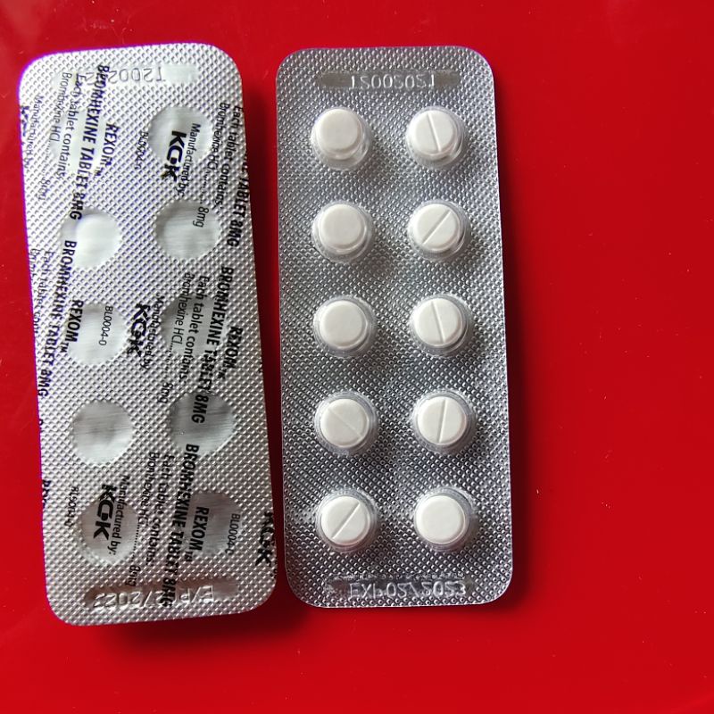 UBAT CAIR KAHAK /BROMHEXINE HCI 8mg tablet 化痰药丸.. | Shopee Malaysia