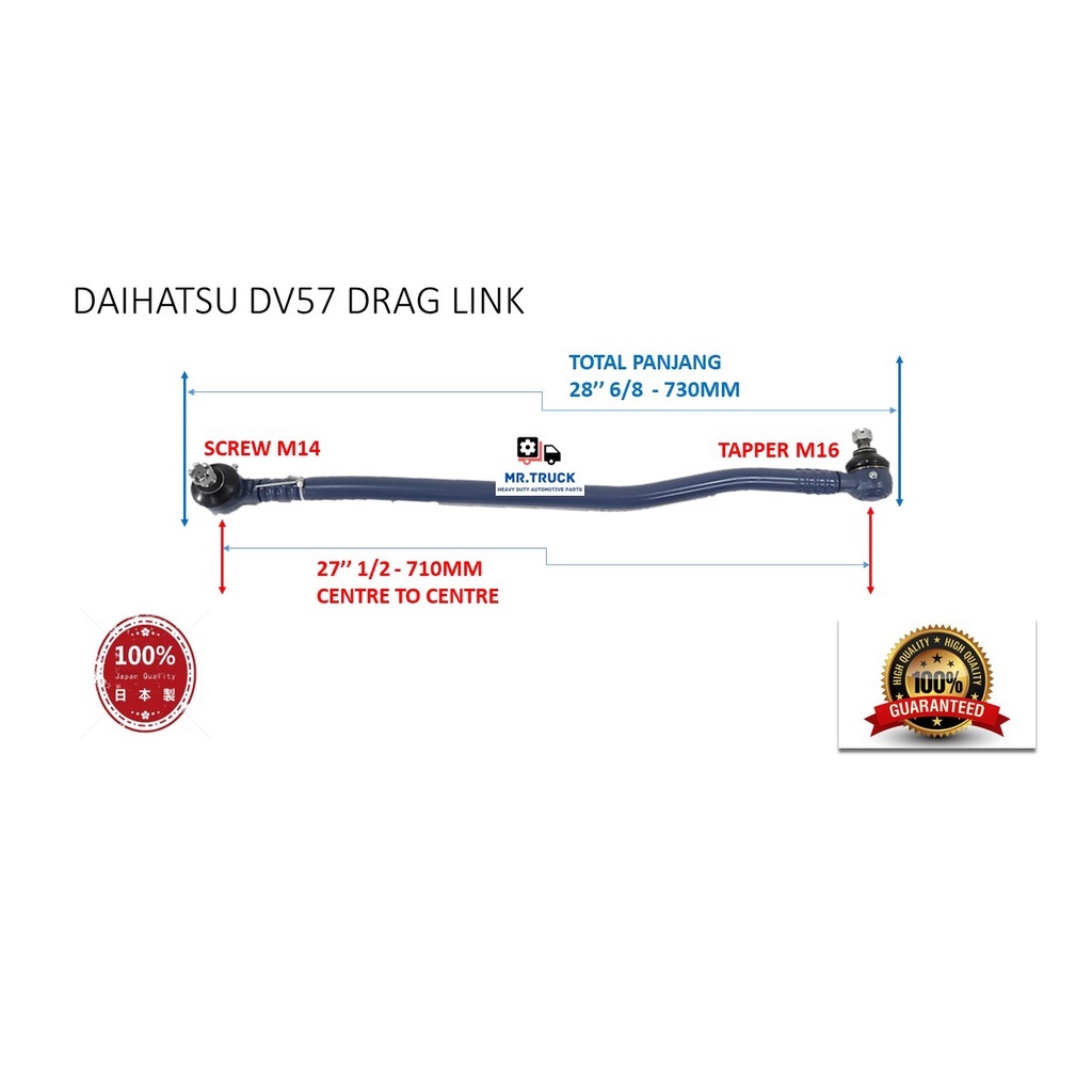 DAIHATSU DELTA DV57 LORRY DRAG LINK | Shopee Malaysia