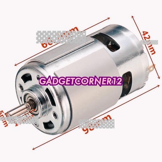 Gc6 775 Motor Dc 24V 7000 Rpm Large Torque Generator Dm40 | Shopee Malaysia