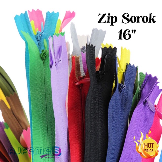 💥HOT💥Zip Sorok 16" (12 PCS - SEDOZEN) | Shopee Malaysia