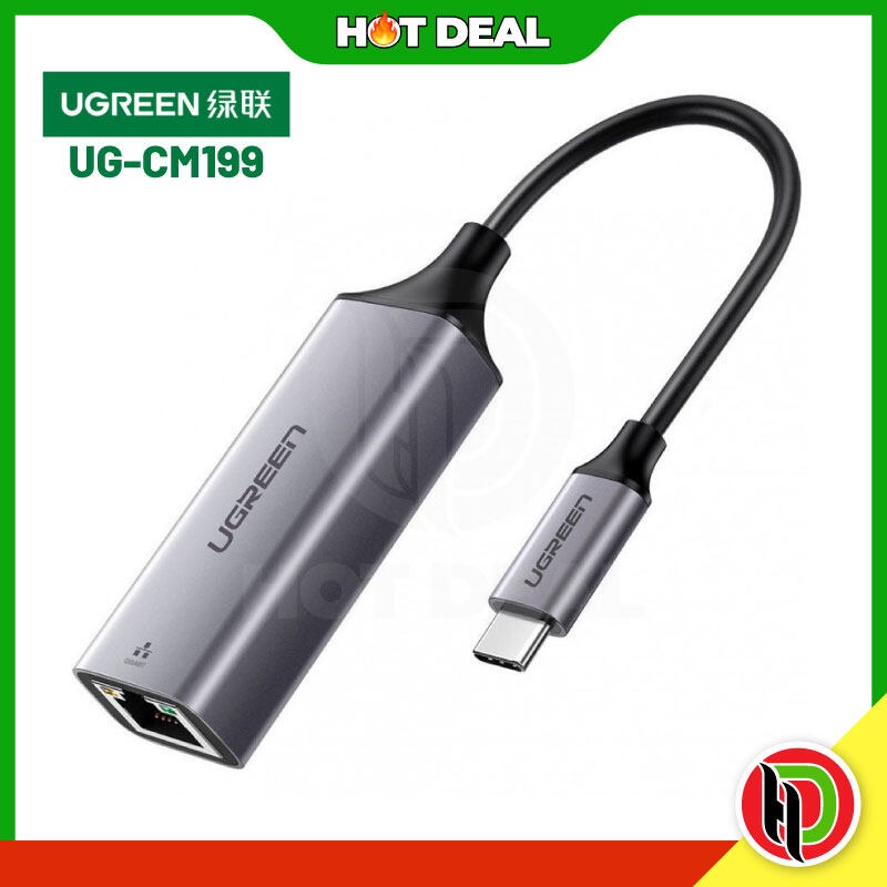 Ugreen UG-CM199-50737 USB-C to 10/100/1000M Ethernet Adapter UG-CM199 ...