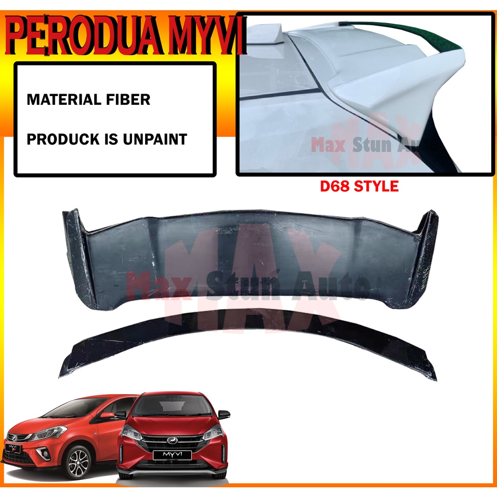 PERODUA MYVI 2018-2022 REAR SPOILER DUCKTAIL (MK7,D68,MZ,PSM,MG,MG2 ...