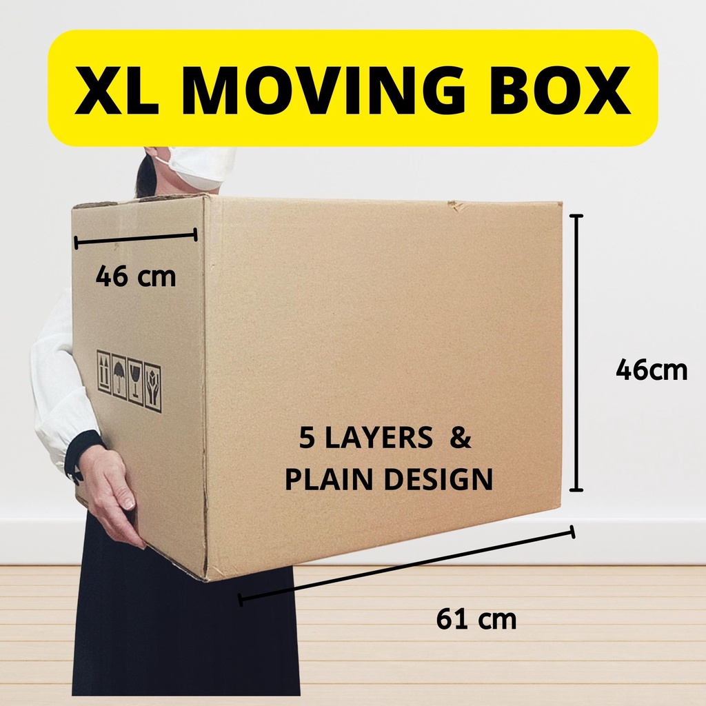 Kotak Pindah Rumah XL / Extra Large New Moving House Box. Kotak Pindah Rumah Besar. | Shopee ...
