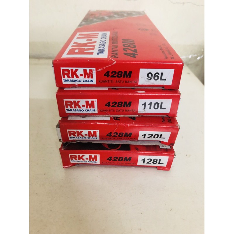 🔥🔥🔥RKM CHAIN 428M RANTAI MOTOSIKAL | Shopee Malaysia