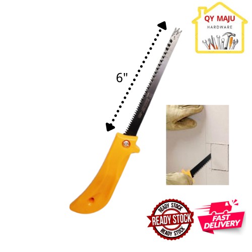 Wall Board Saw 8 inch / Gergaji Siling for Cutting Plaster Ceiling ...
