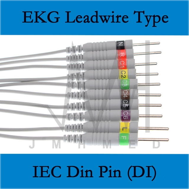 Compatible with Nihon Kohden /Biocare/Comen 1200 1200B/Contec ECG 80A ...