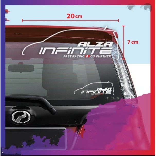 Perodua ALZA Line Symbol Sharpe High Grade Sticker | Shopee Malaysia