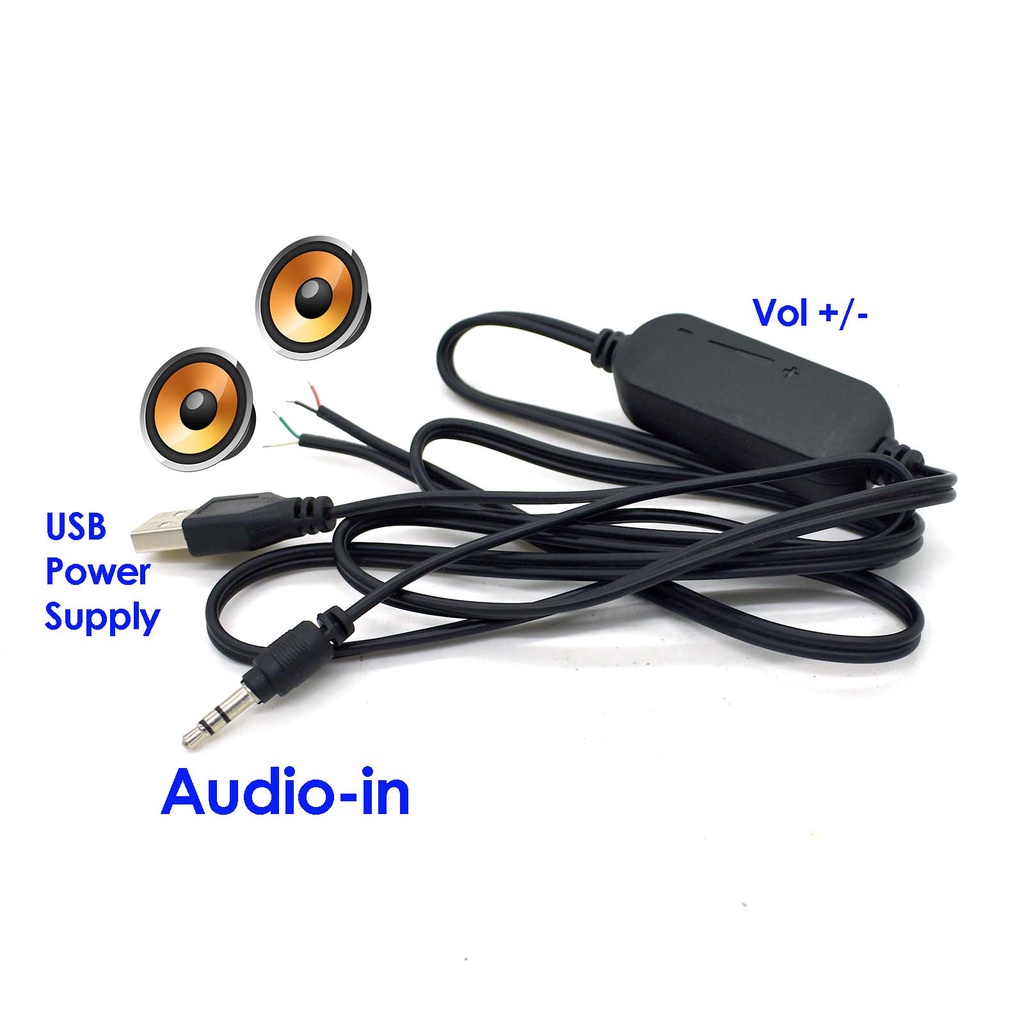 PAM8403 5V Power Audio Amplifier Board 2 Channel 3W Volume Control USB ...