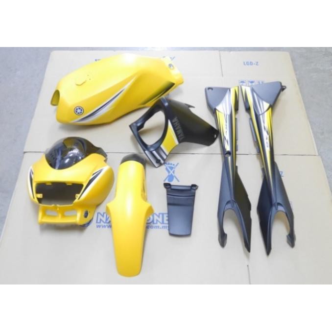 YAMAHA RXZ CATALYZER / RXZ 5PV COVER SET WITH TANK [13] #STICKER TANAM ...