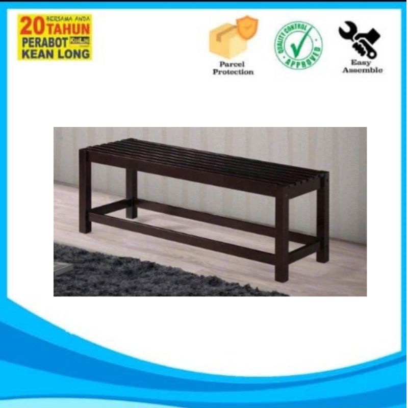 KLSB Kerusi Kayu/Wooden Bench Chair/Kerusi Taman/ Outdoor Bench Chair ...
