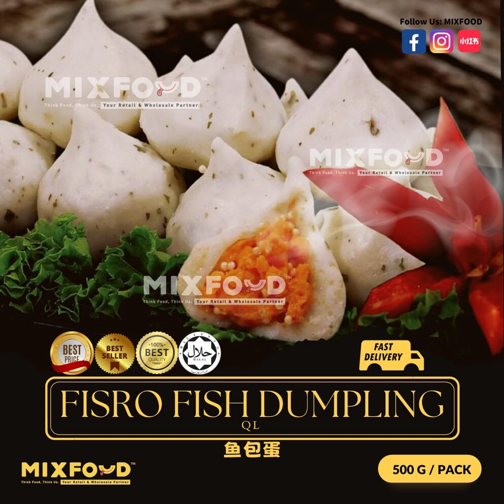 【MIXFOOD】QL/OFFER FISRO FISH DUMPLING | 500g | 鱼包蛋 | STEAMBOAT 火锅 | 优惠 ...