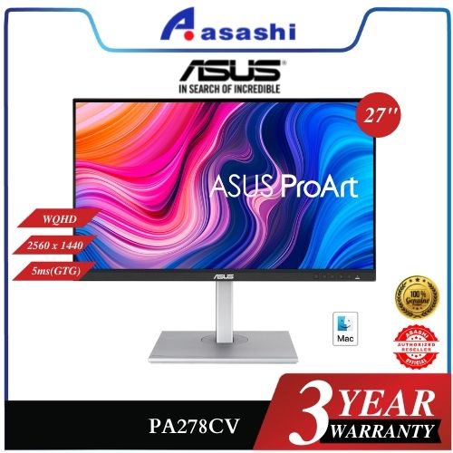 ASUS ProArt Display PA278CV / PA278 Monitor 27" IPS 2K Designer ...