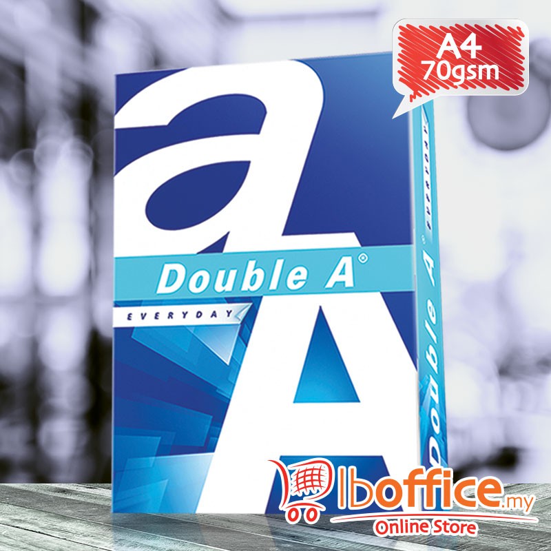 Double A Paper - A4 70gsm - 500sheets - 1ream | Shopee Malaysia